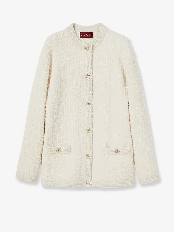 Gucci Wool And Cotton Blend Cardigan