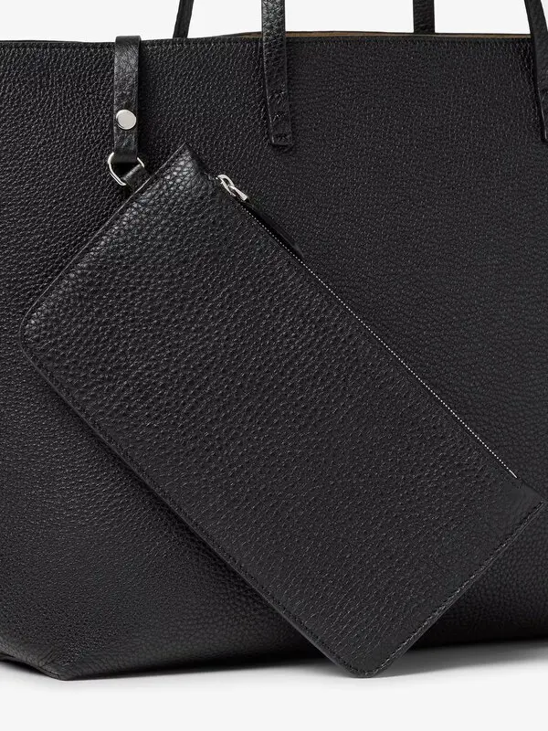 Fendi Medium Leather Roll Shopping Bag