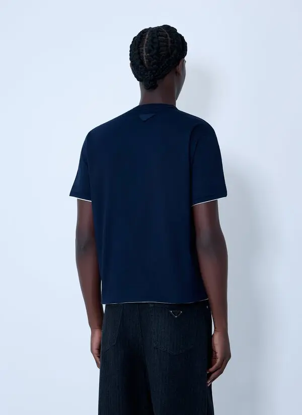 Prada Logo Motif T-shirt