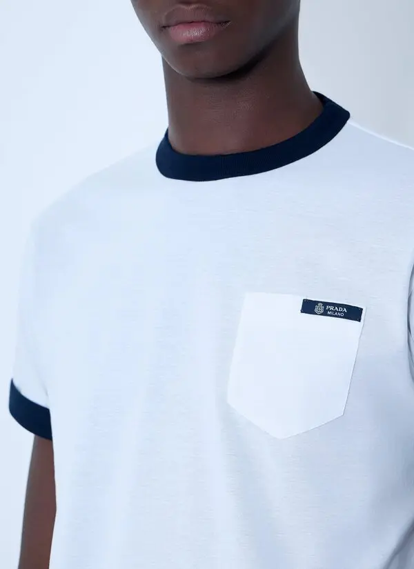 Prada Logo Motif T-shirt