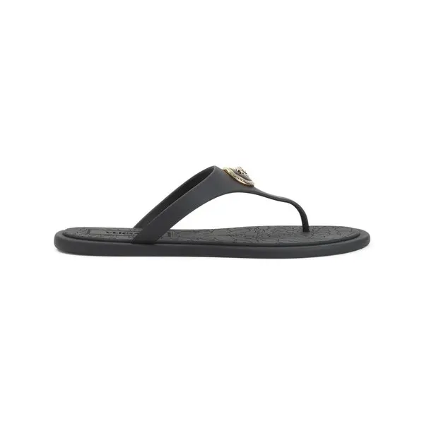 Versace Gomma Slides - Black