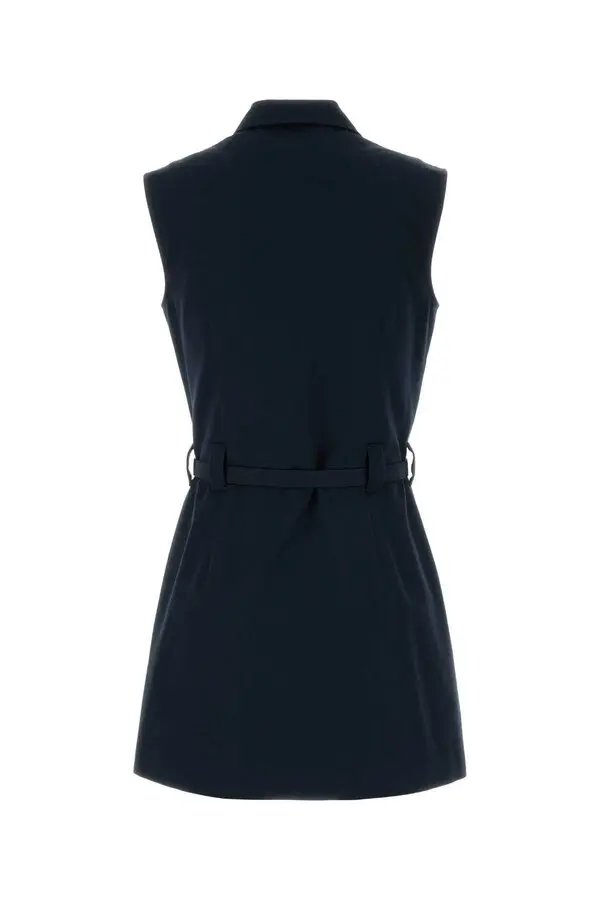 Miu Miu Navy Poplin Mini Dress