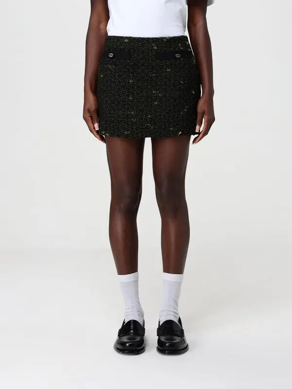 Gucci Wool Blend Mini Skirt - Green