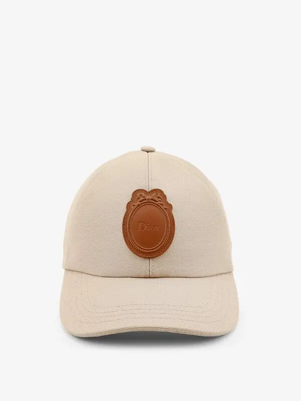Dior Canvas Baseball Hat - Cream