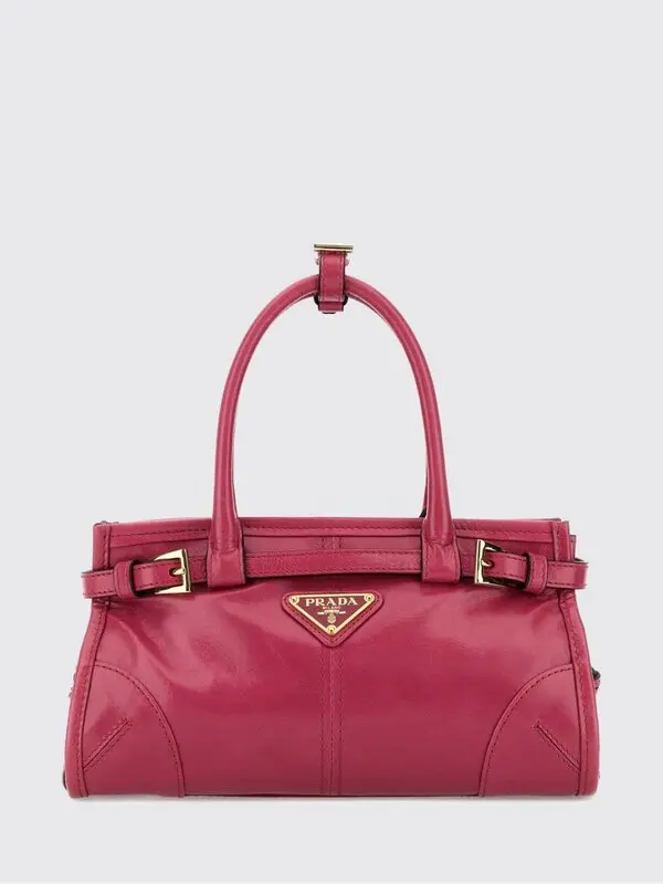 Prada Bonnie Leather Bag - Pink