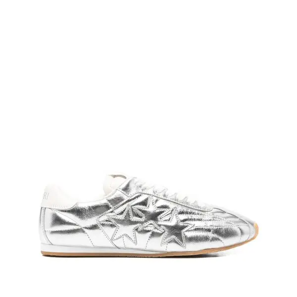 Amiri Quilted Star Motif Trainers - Silver
