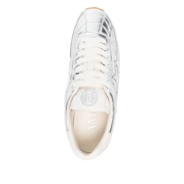 Amiri Quilted Star Motif Trainers - Silver