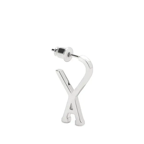 AMI Paris Brass Earrings - Silver