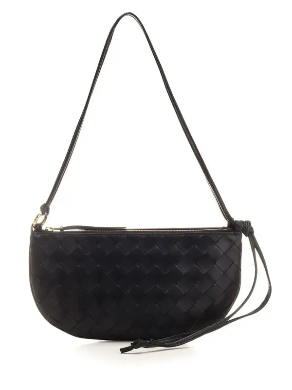 Bottega Veneta Gemelli Double Pouch Intrecciato - Black