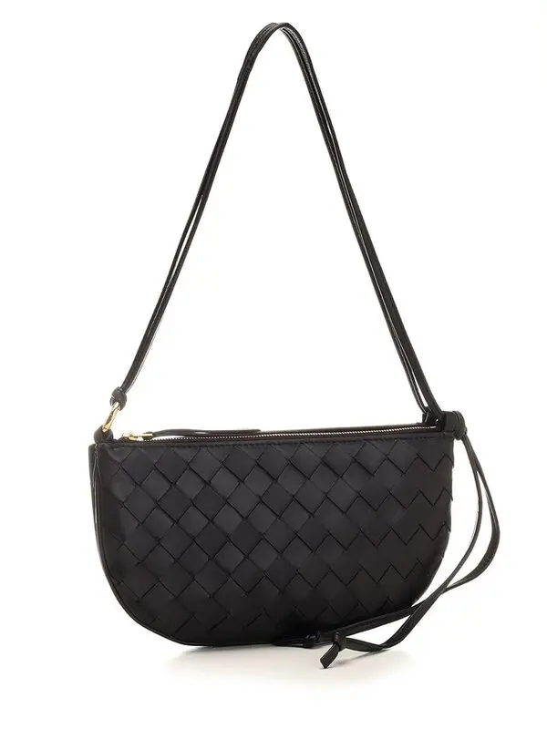 Bottega Veneta Gemelli Double Pouch Intrecciato - Black