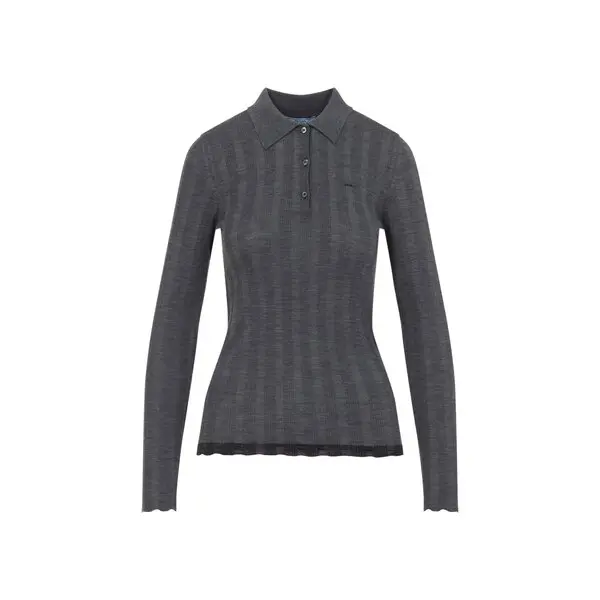 Prada Wool Polo - Brown