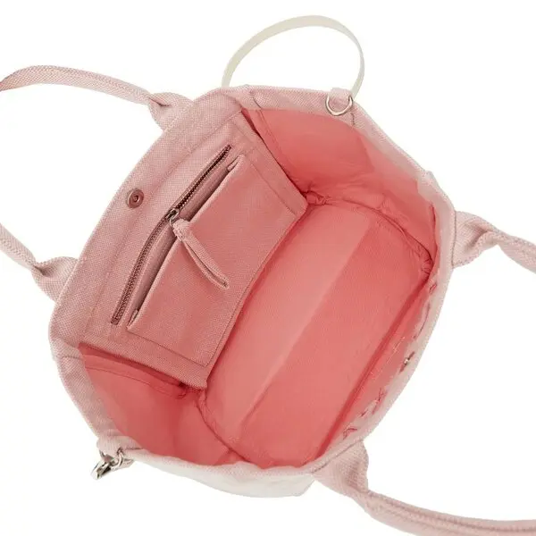 GANNI Shopping Bag With Raspberries Print - Pink