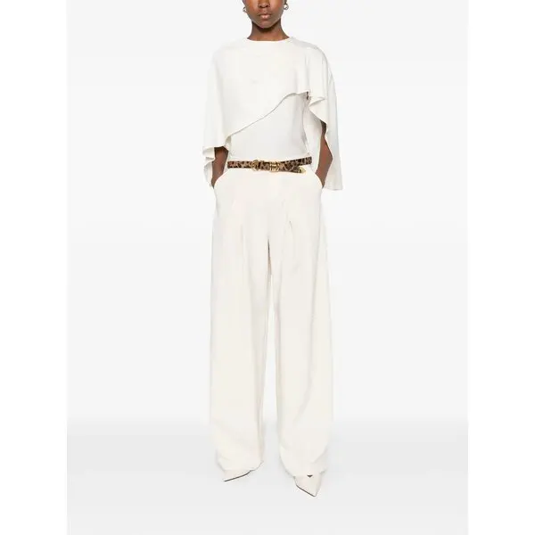 Max Mara Silk Blend Palazzo Trousers