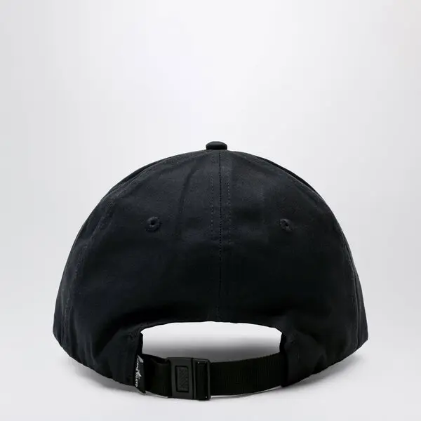 Stone Island Logo Baseball Cap - Black