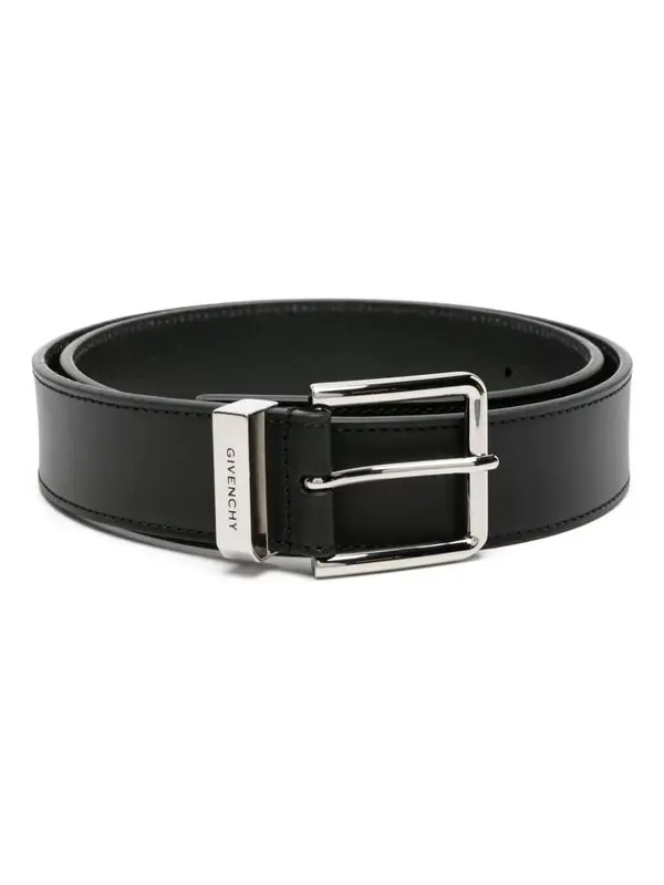 Givenchy Smooth Leather Gentleman Belt - Black