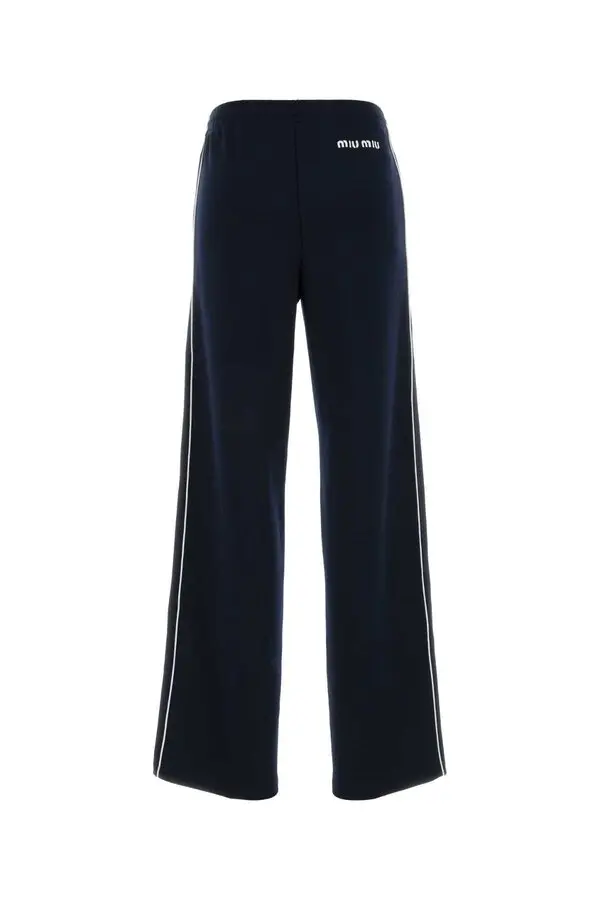 Miu Miu Midnight Polyester Joggers