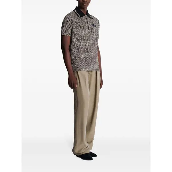 Balmain Polo Shirts - Black