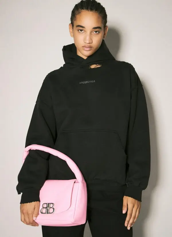 Balenciaga Small Monaco Sling Shoulder Bag - Pink