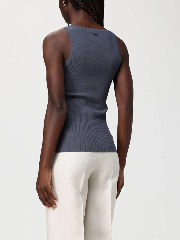 Max Mara Basic Cotton Top - Gray