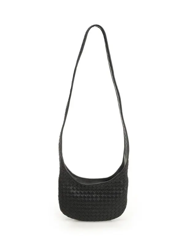 Bottega Veneta Small Veneto Cross-body Bag - Black