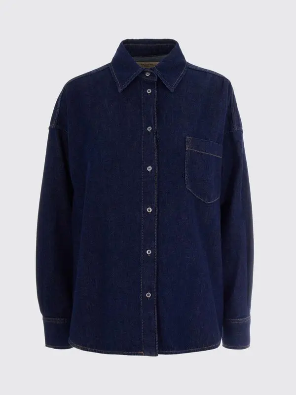 Max Mara Cotton Denim Shirt - Blue