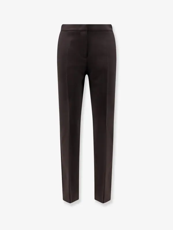 Max Mara Stretch Virgin Wool Trousers - Multicolor