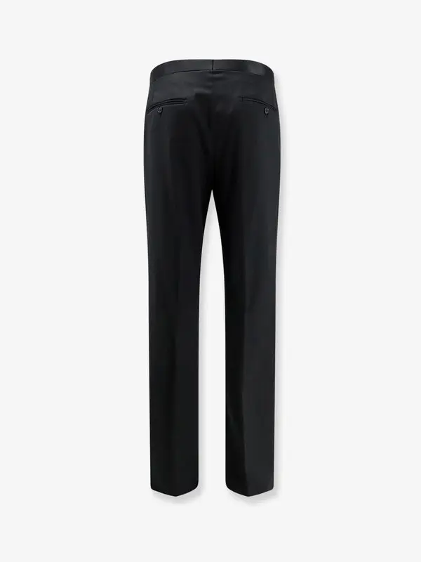 Tagliatore Tuxedo Virgin Wool Trousers