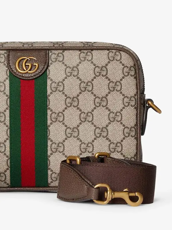 Gucci Ophidia Gg Supreme Fabric Crossbody Bag - Multicolor
