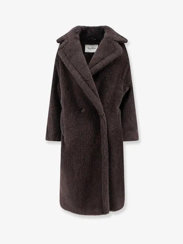 Max Mara Tedgirl Alpaca, Virgin Wool, And Silk Coat - Multicolor