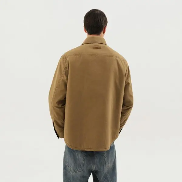 1989 STUDIO Kaki Shirt-jacket With Pockets