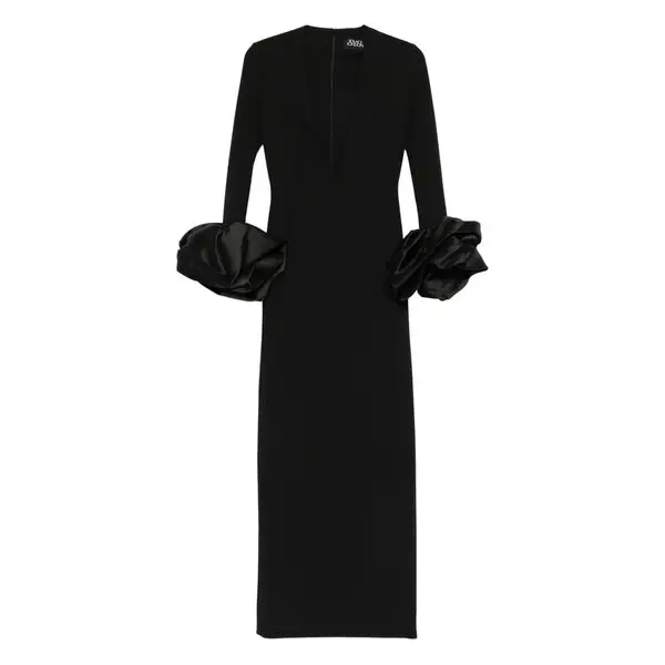 Solace London Evening Dress - Black
