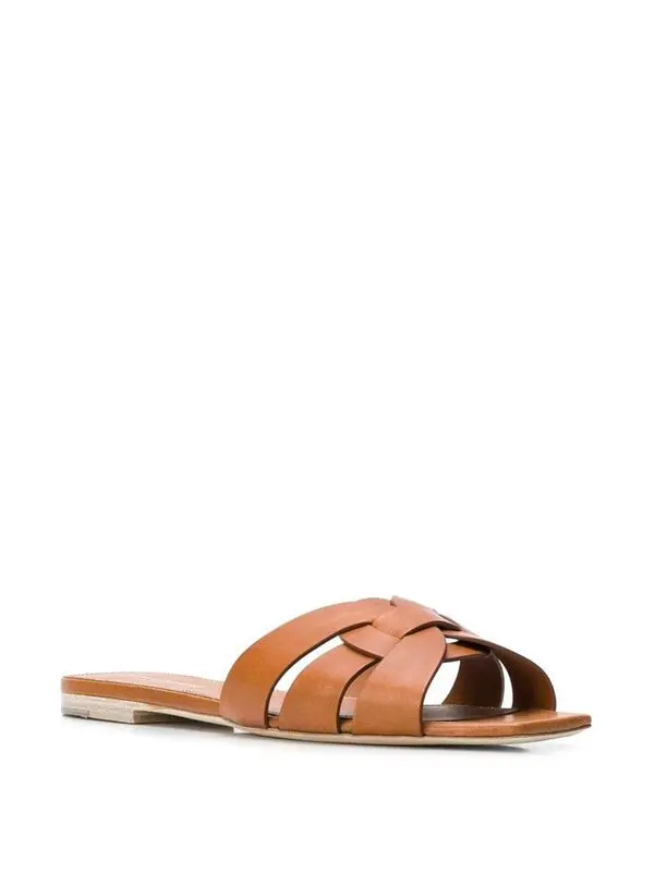 Saint Laurent Mules - Brown