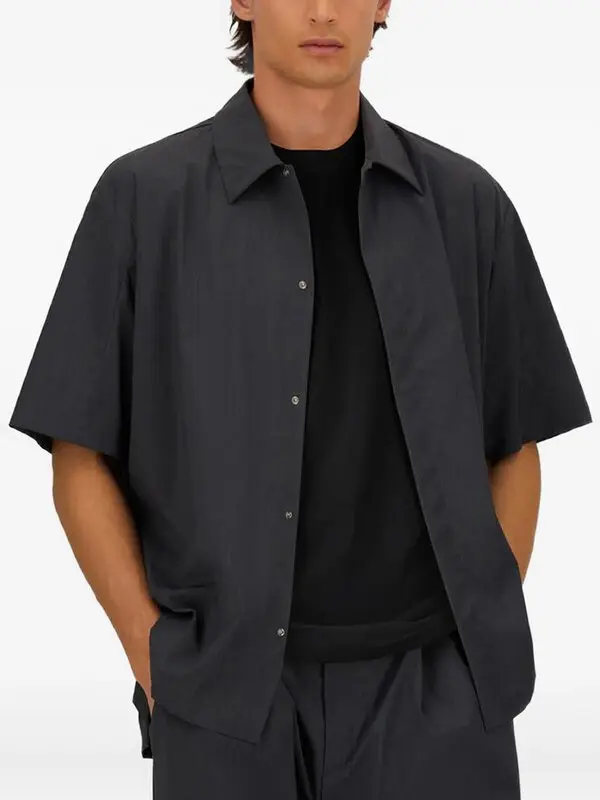 Herno Stretch-cotton Jersey T-shirt With Scuba Details - Black