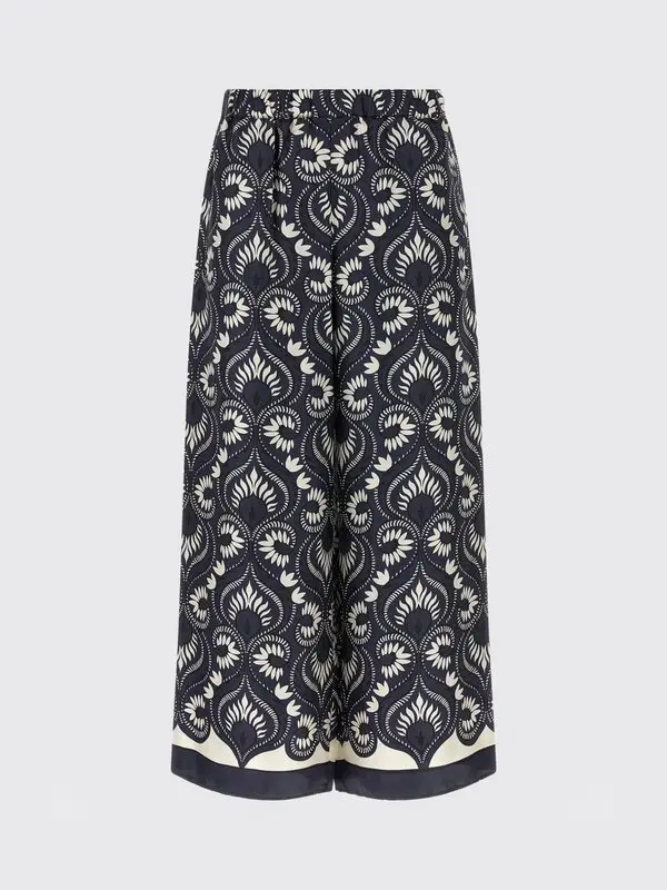 Max Mara Printed Trousers - Blue