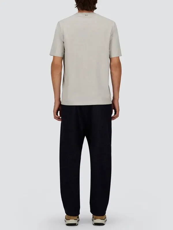 Herno Embroidered Logo Jersey T-shirt