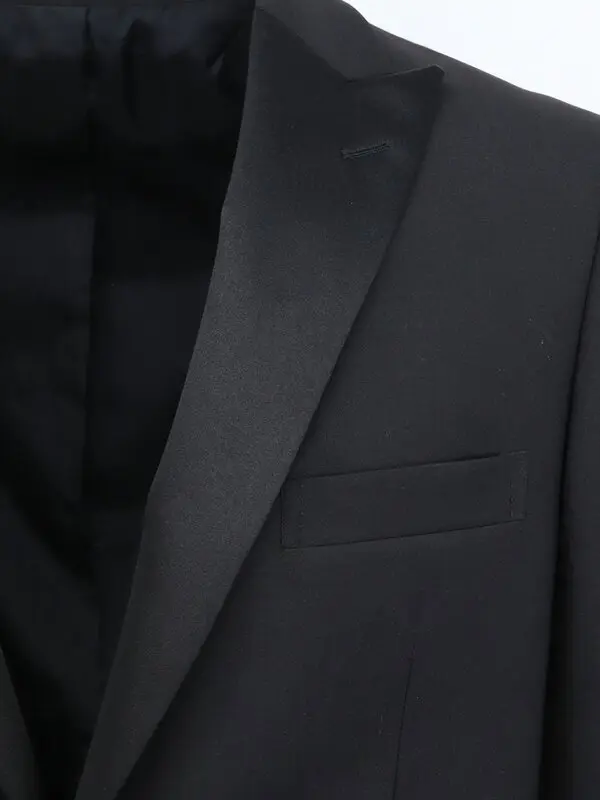 Tagliatore Tuxedo Virgin Wool Blazer