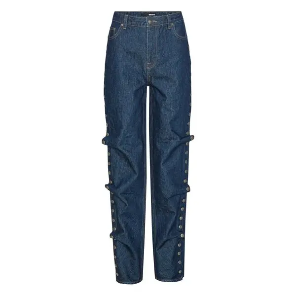ROTATE BY BIRGER CHRISTENSEN Denim Wide-leg Jeans - Blue