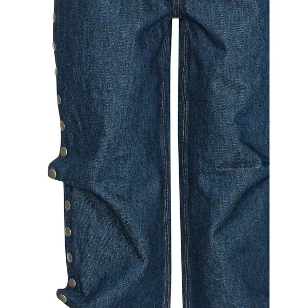ROTATE BY BIRGER CHRISTENSEN Denim Wide-leg Jeans - Blue