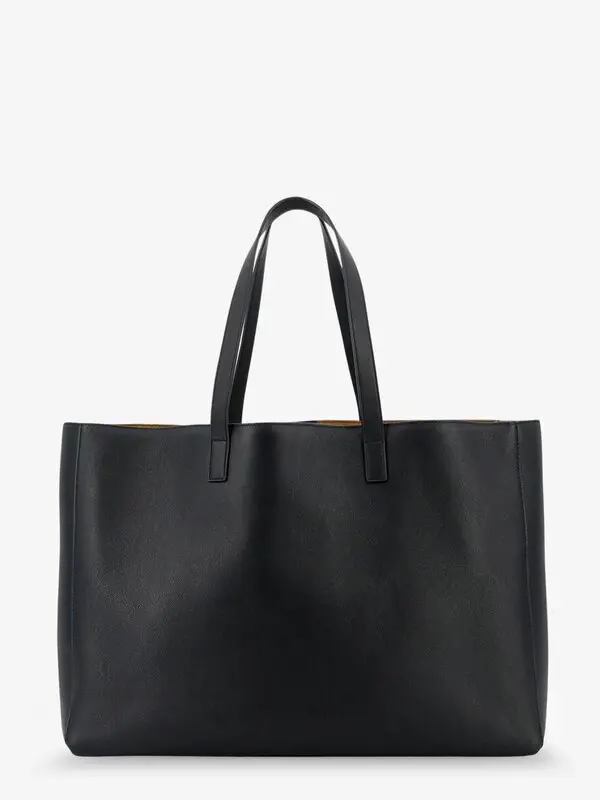 Saint Laurent Leather Shopping Bag With Front Logo - Multicolor