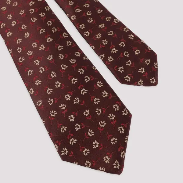 Kiton Silk Tie - Red