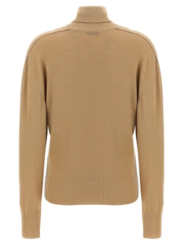 Burberry Wool Intarsia Turtleneck Sweater