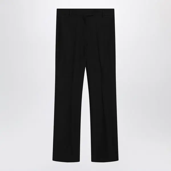 Max Mara Cotton-blend Trousers - Black