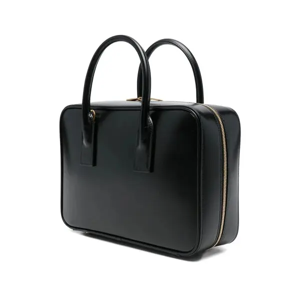 Saint Laurent Leather Tote - Black