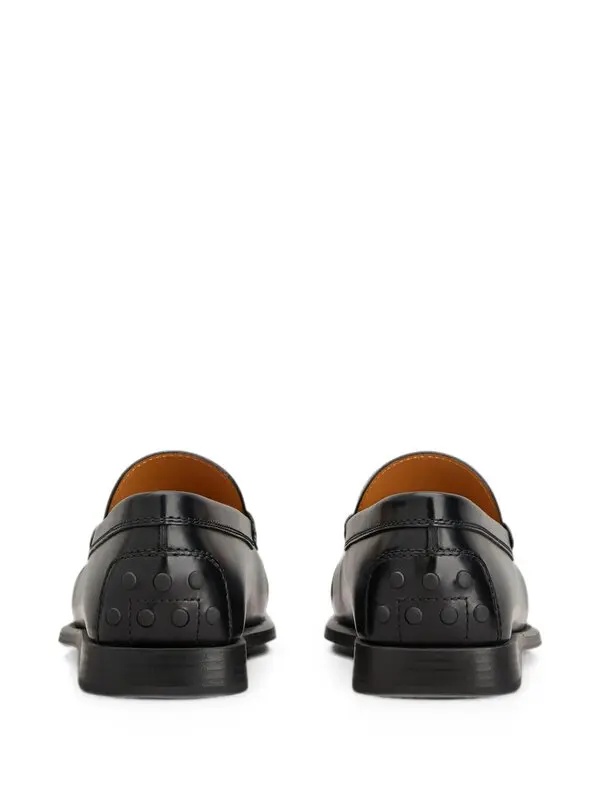 TOD'S Gathered Penny Loafers With Rubber Sole