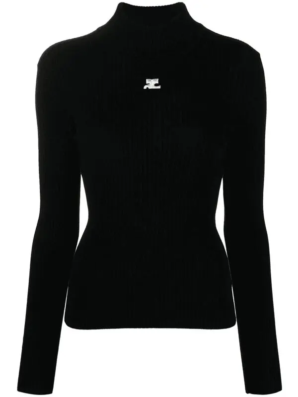 COURREGES Ribbed Sweater