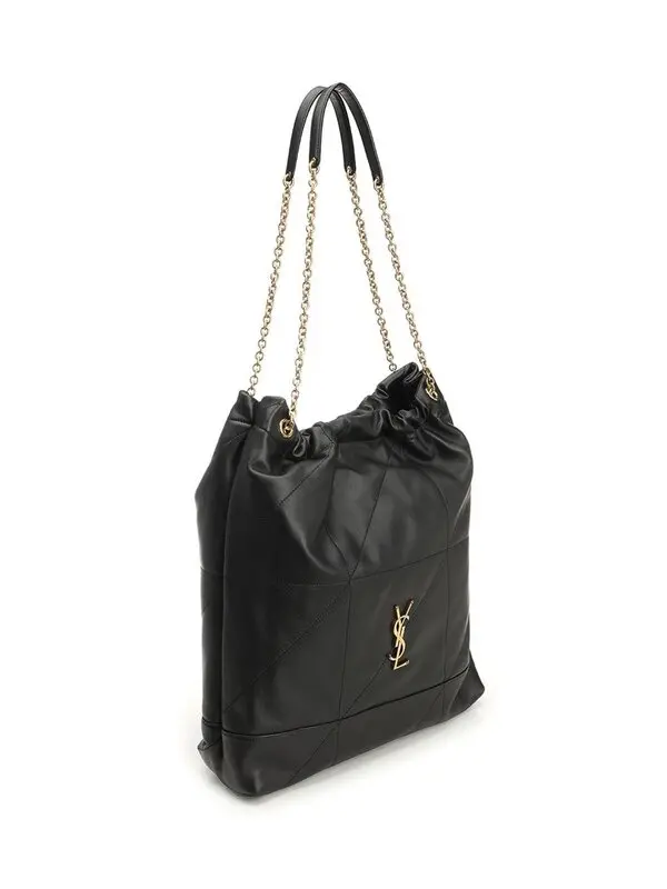 Saint Laurent Pochon Jamie Large Bag - Black
