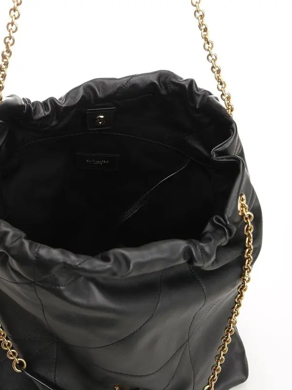 Saint Laurent Pochon Jamie Large Bag - Black