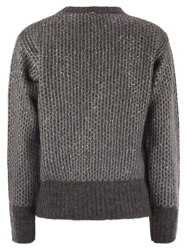 Herno Alpaca And Wool Crewneck Sweater