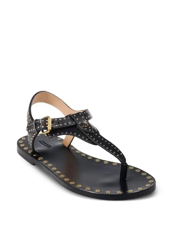 Isabel Marant Étoile Joonya Studded Flat Sandals