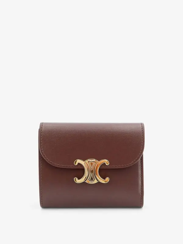 Celine Leather Small Flap Wallet